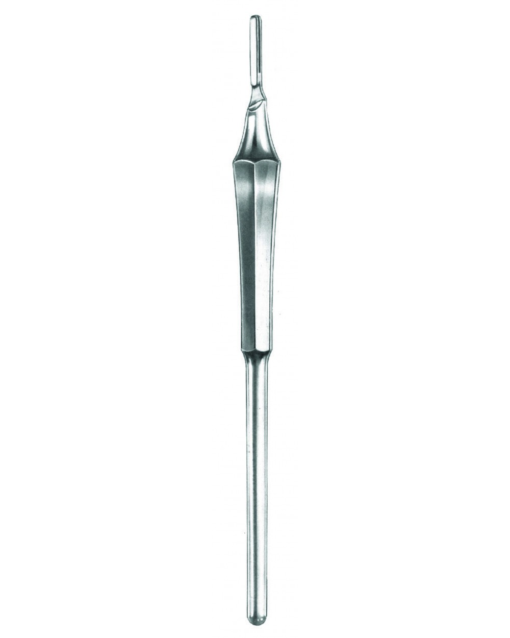 Scalpel Handles, Hollow, Round