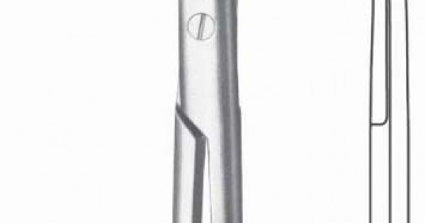 Operating Scissors, Standard, Sharp/Sharp, Curved, 18.5 cm