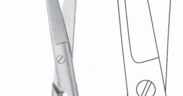 Ligature Scissors,Nail Splitting Scissors, Nail Splinting Scissors, 13 cm/5