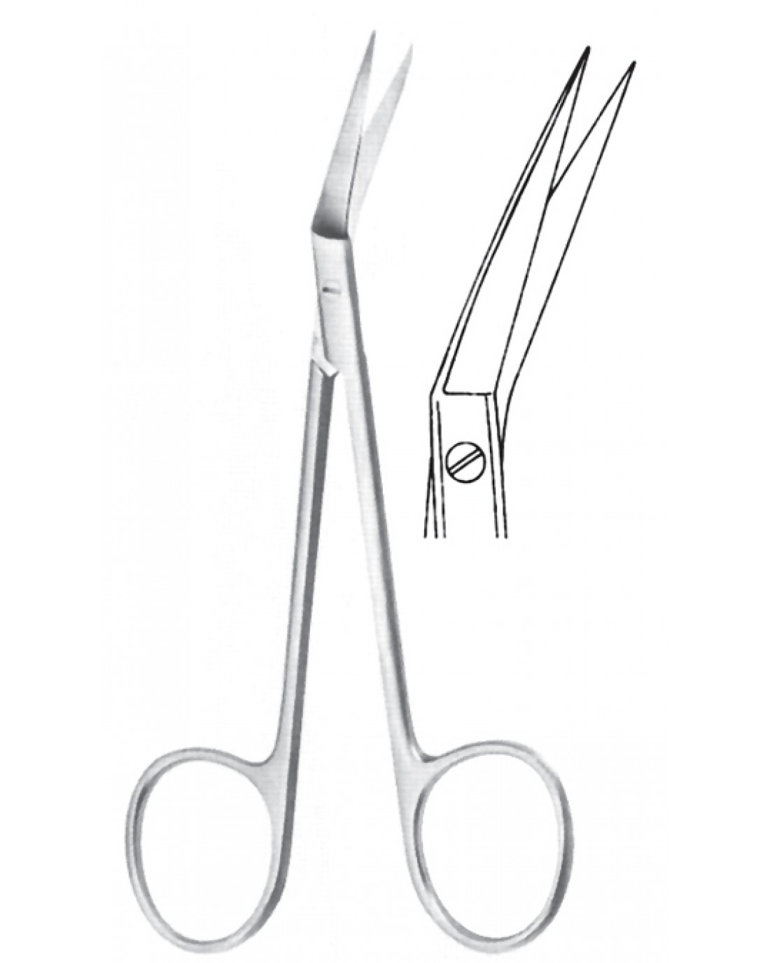Eye Scissors, Fine Operating Scissors, Iris-Fine, 11.5 cm/4