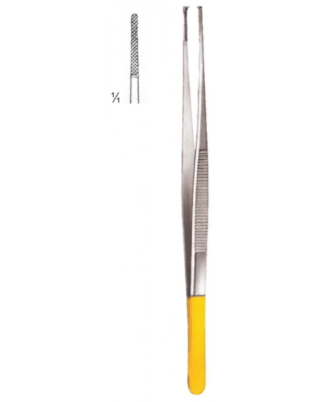 Dissecting Forceps, Tissue Forceps, Semken, 15 cm/5 7/8?